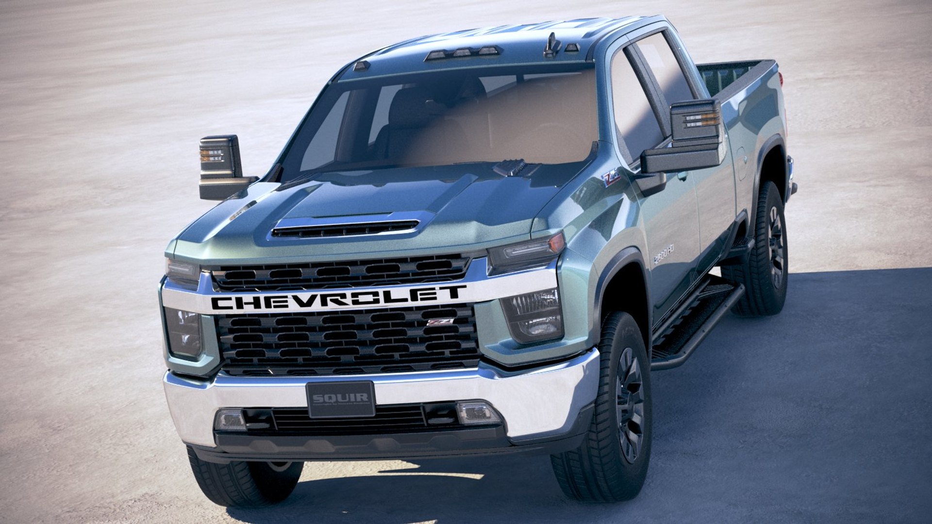 3D Chevrolet Silverado 2500hd - TurboSquid 1433536