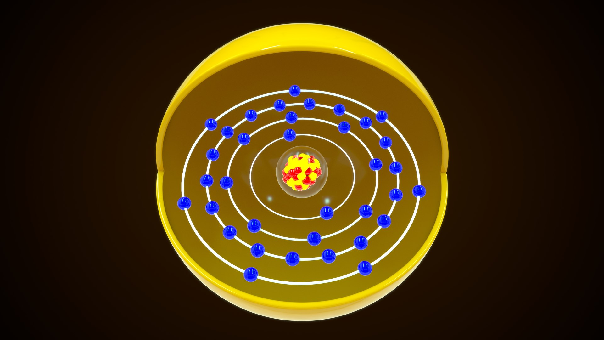 3D Bromine Chemical Element - TurboSquid 2135594