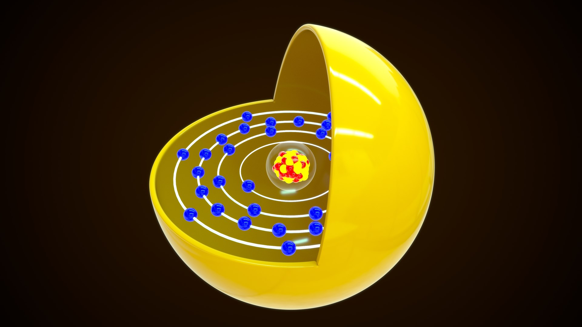 3D Bromine Chemical Element - TurboSquid 2135594
