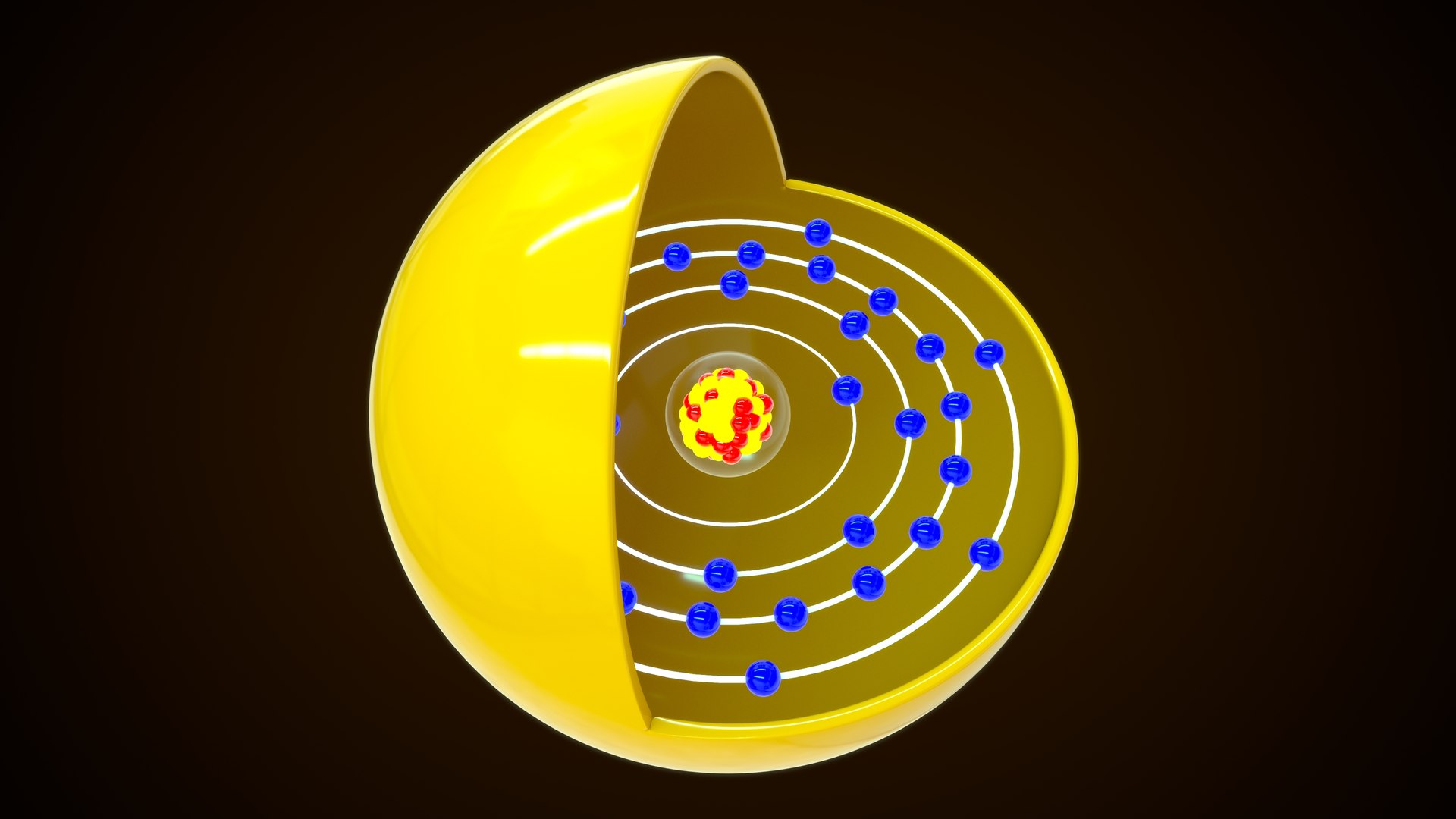 3D Bromine Chemical Element - TurboSquid 2135594