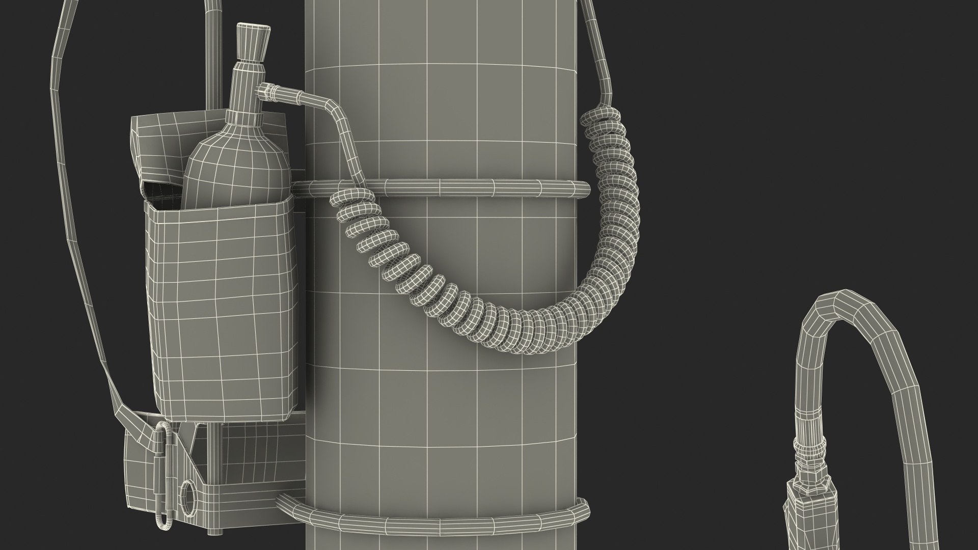 Modern Portable Backpack Flamethrower 3D - TurboSquid 1640599