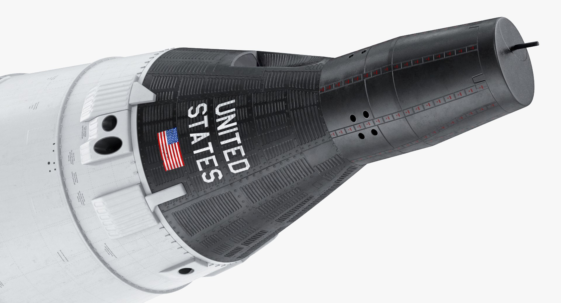 Gemini Spacecraft Model - TurboSquid 1167494