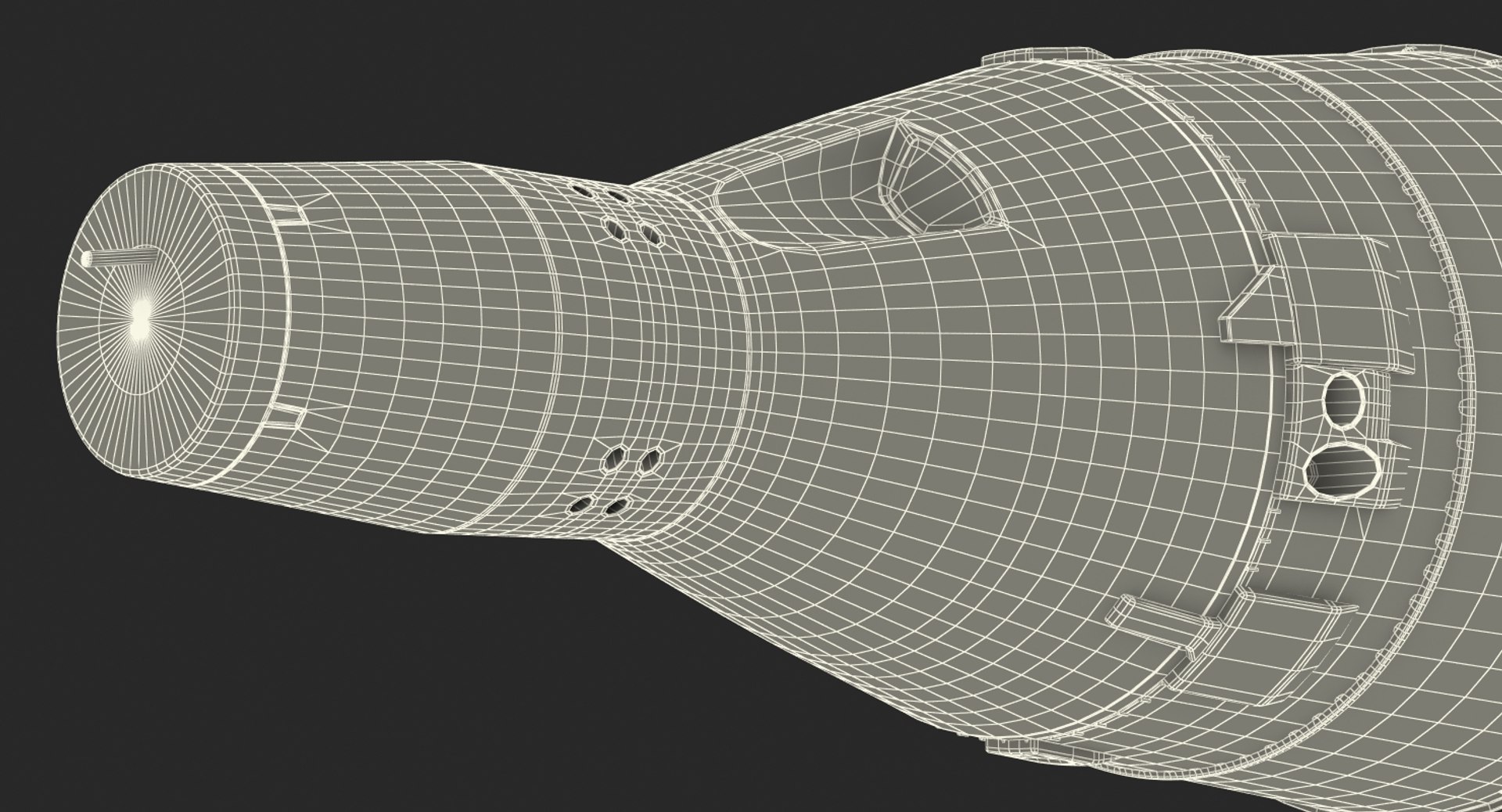 Gemini spacecraft model - TurboSquid 1167494