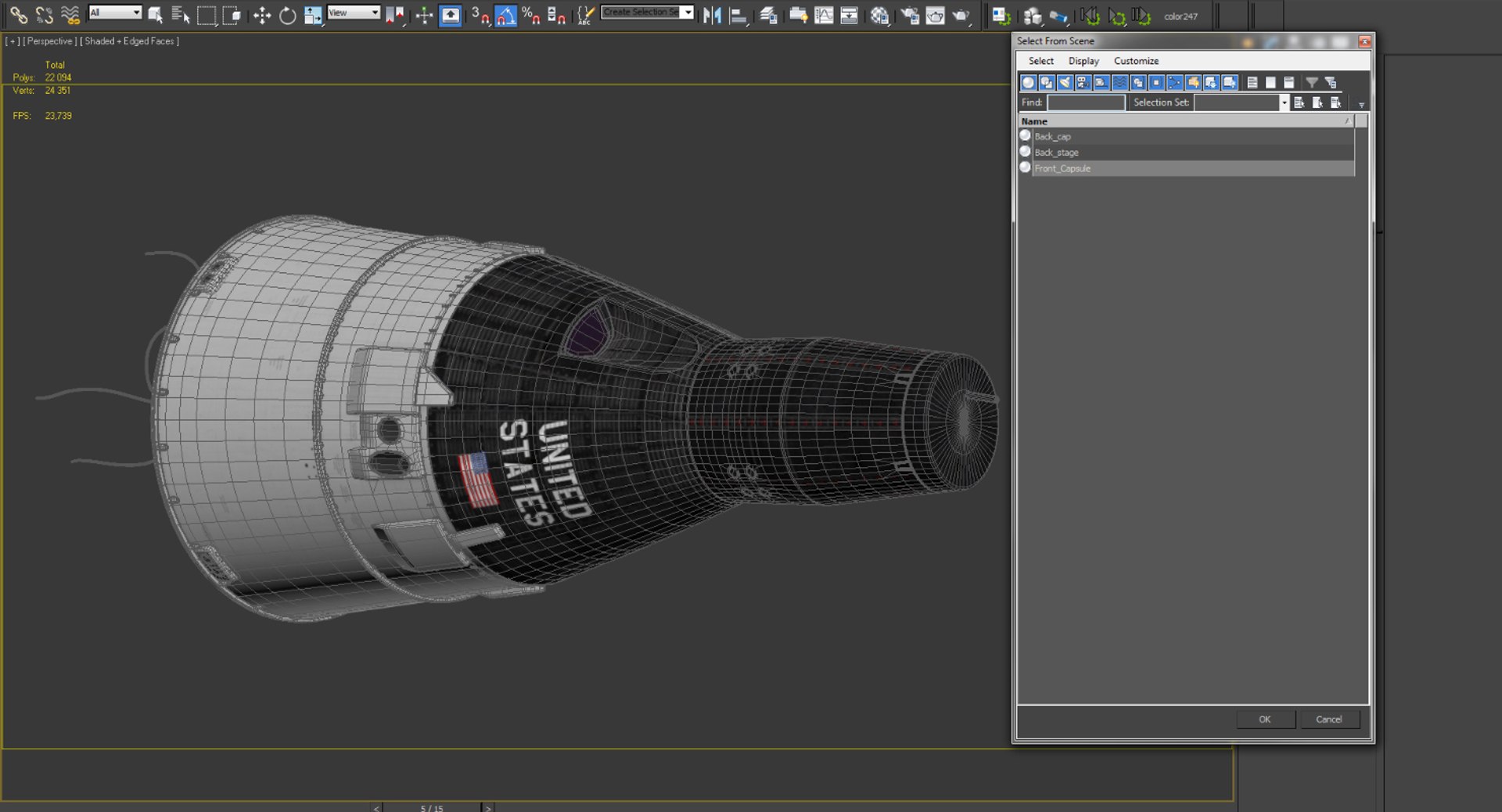 Gemini Spacecraft Model - TurboSquid 1167494