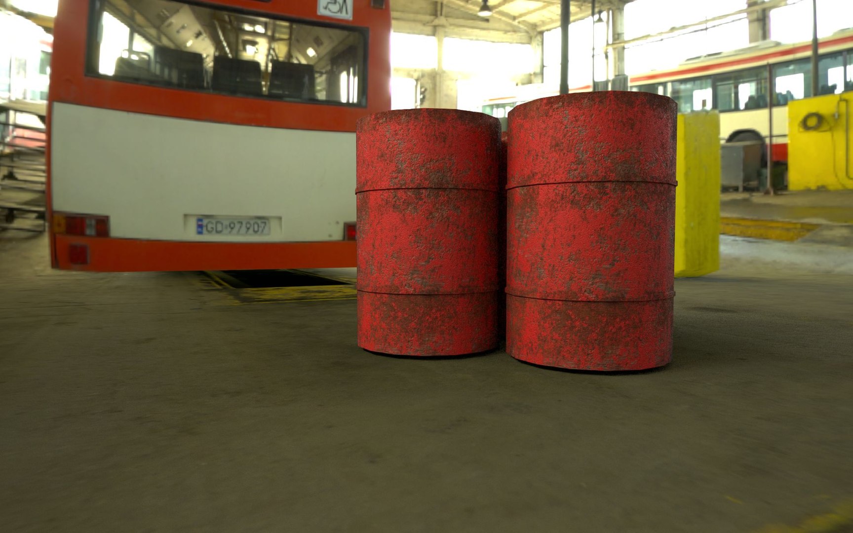 3D Barrels Open Closed - TurboSquid 1171699