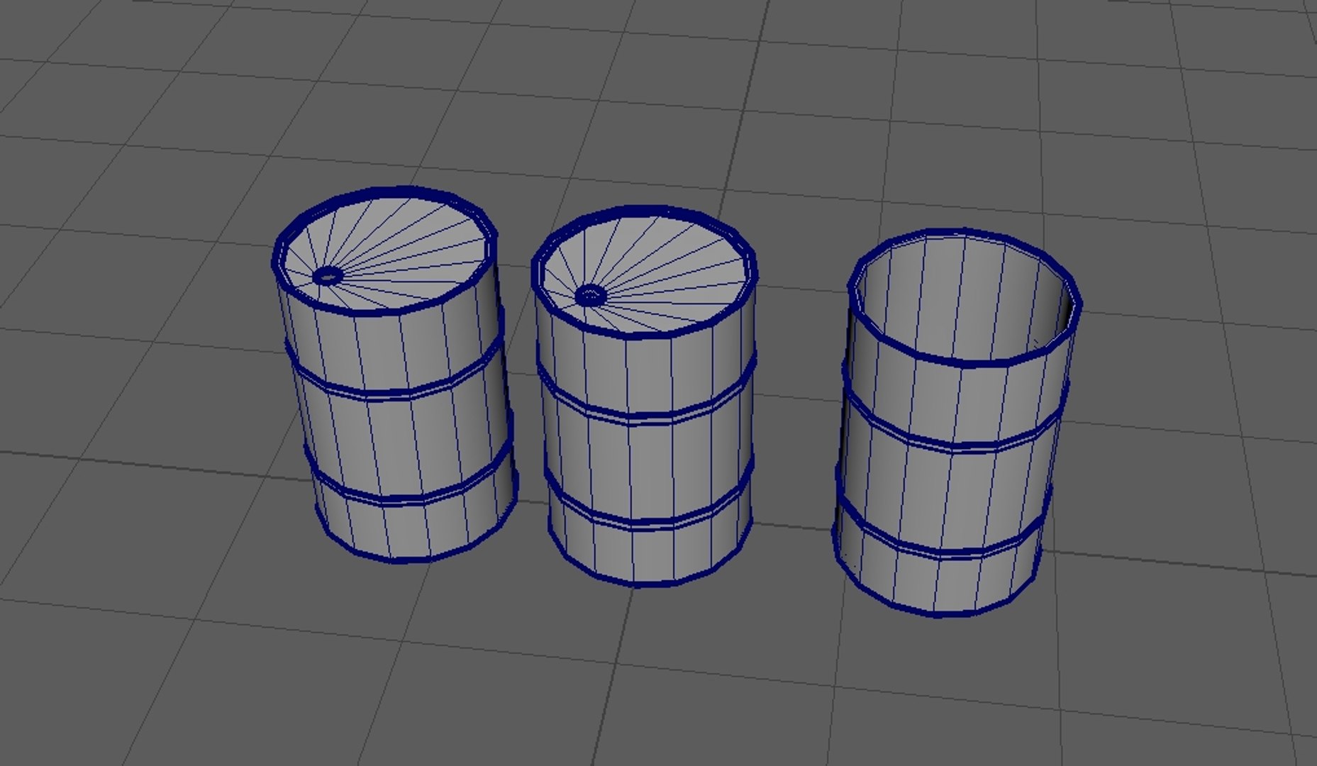 3D Barrels Open Closed - TurboSquid 1171699