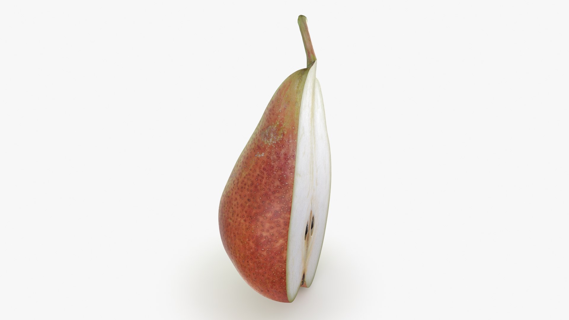 3D Forelle Pear Half - TurboSquid 2176900