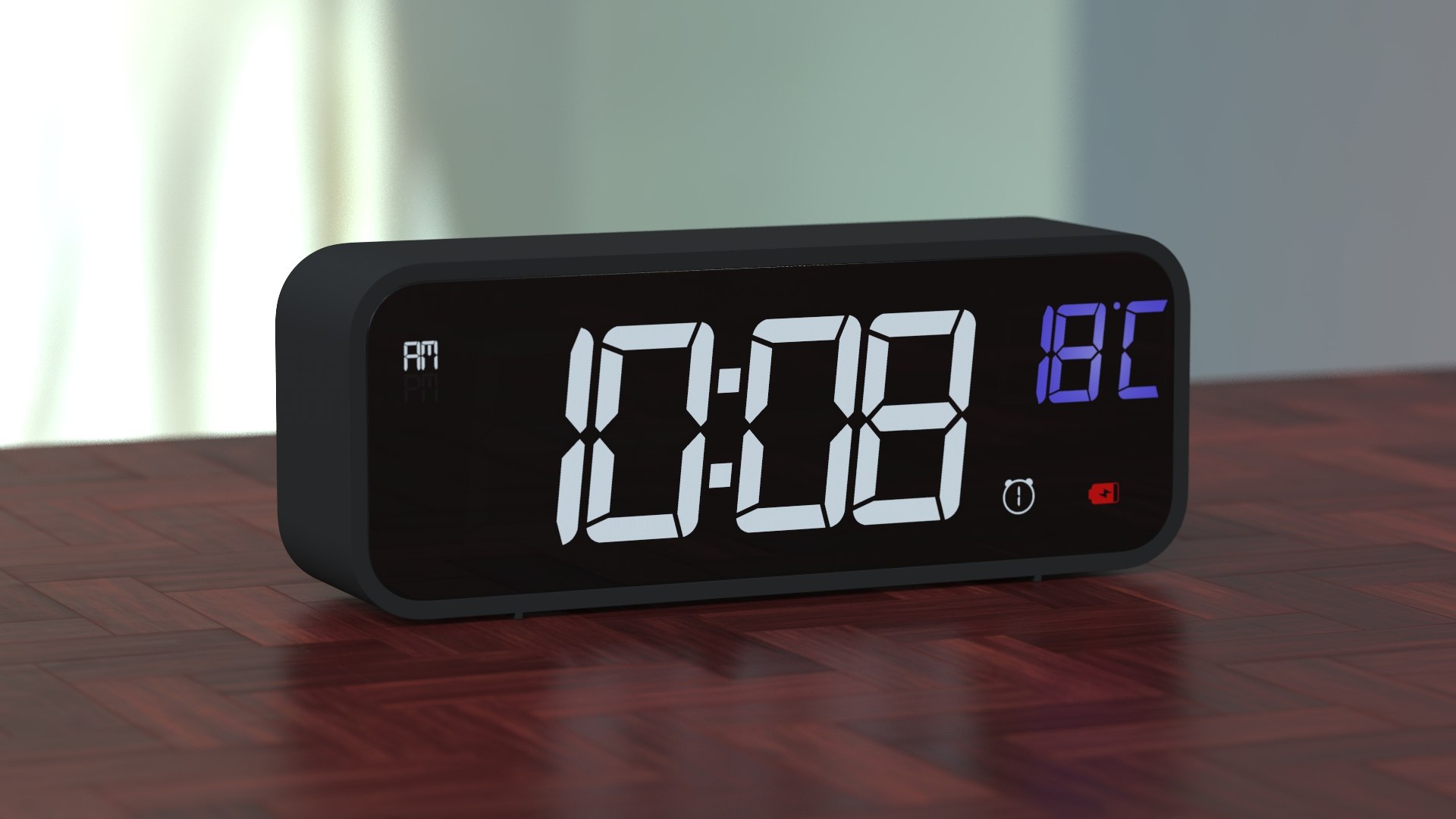 3D Alarm Clock Digital - TurboSquid 1667727