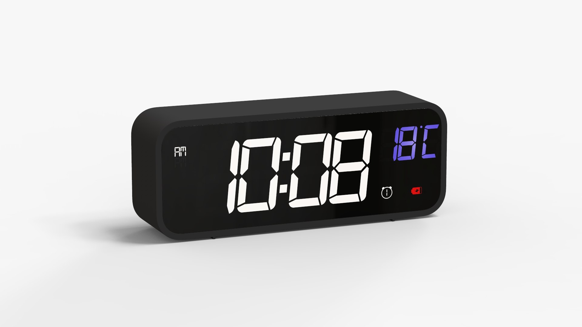 3D Alarm Clock Digital - TurboSquid 1667727