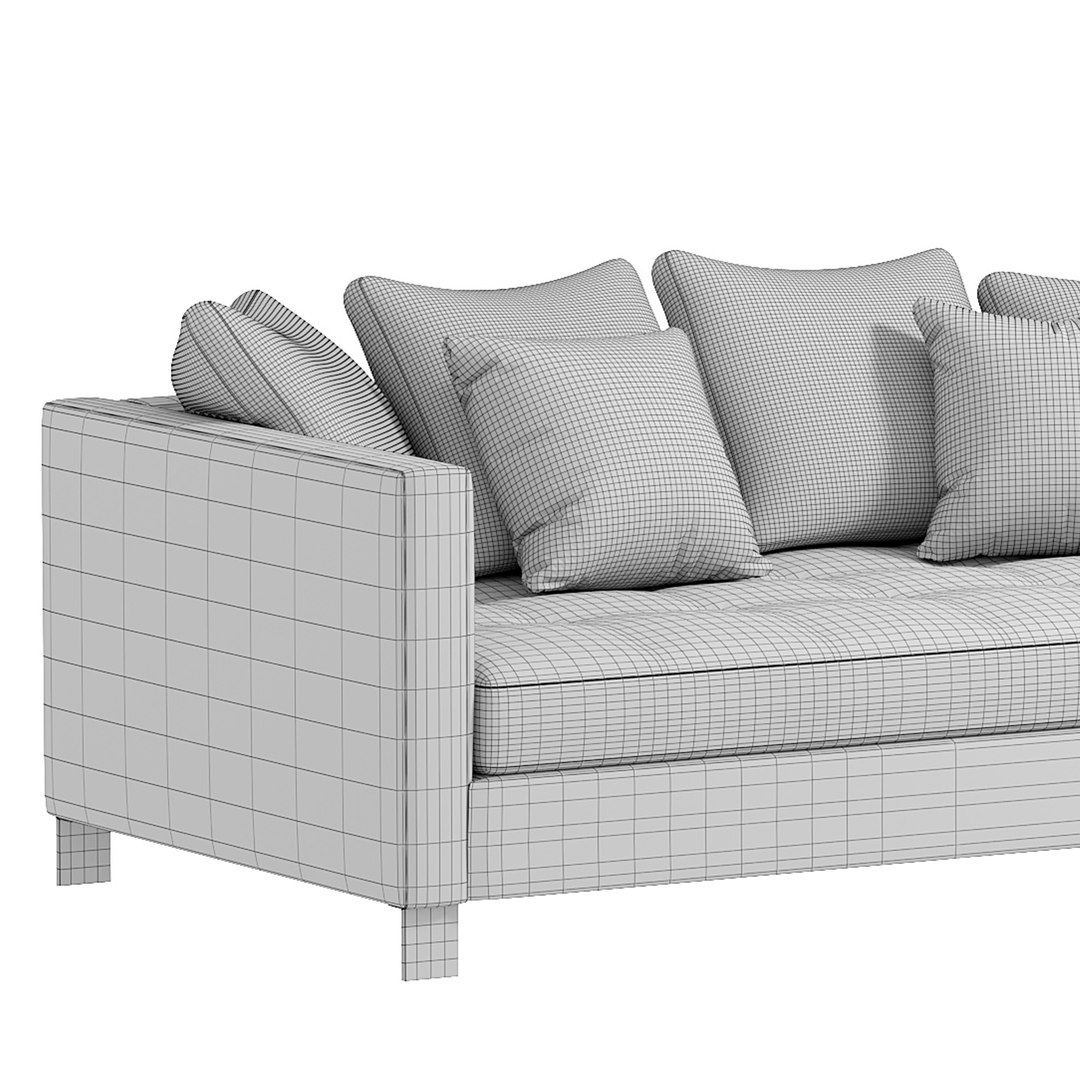 POLLOCK SOFA By Minotti 3D Model - TurboSquid 1947570