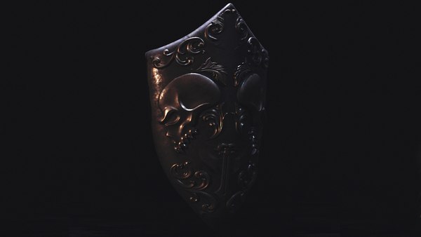 Skeleton Shield 3D model - TurboSquid 1751036