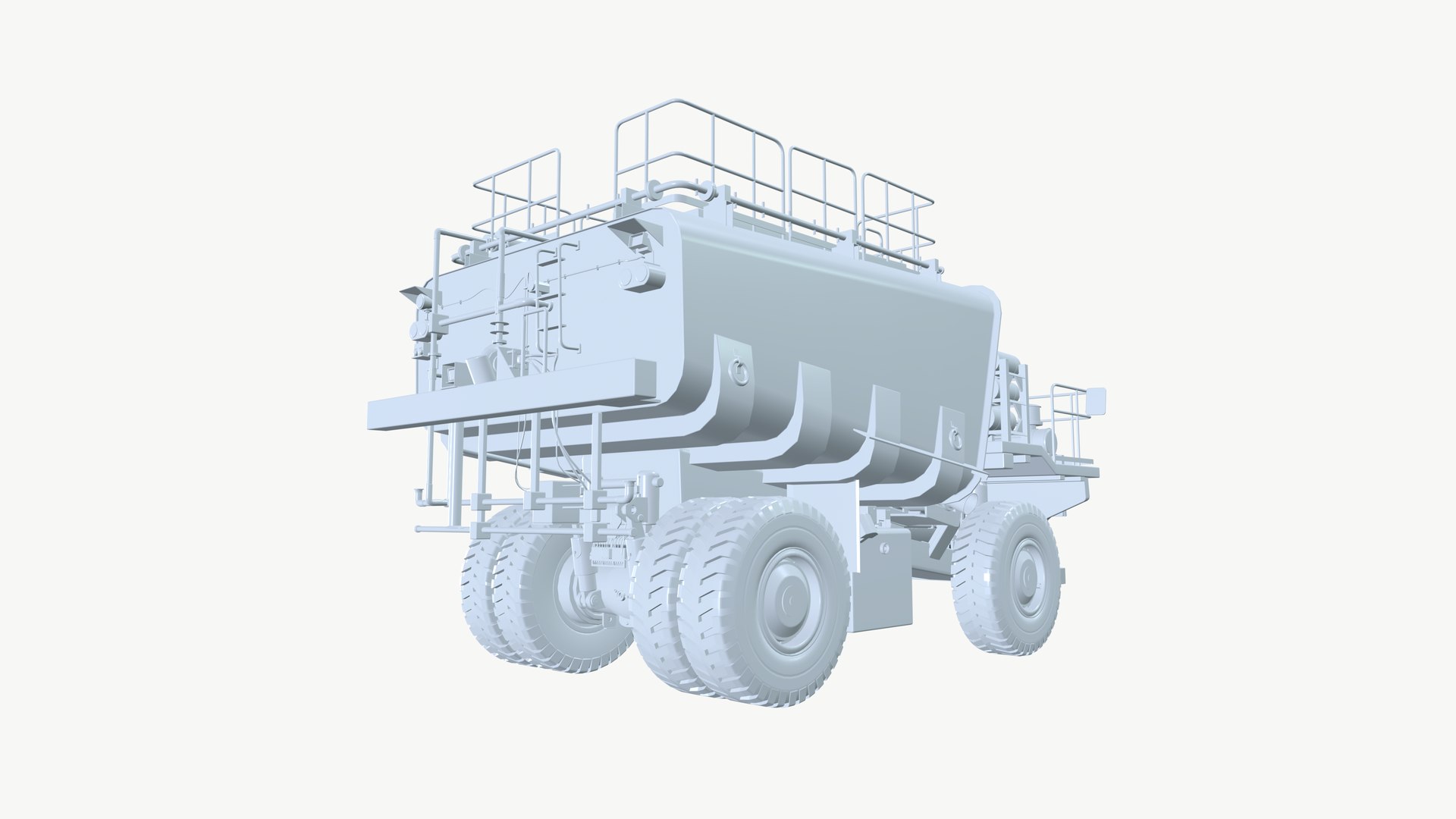 Dumper Water Tank 3D - TurboSquid 2271270