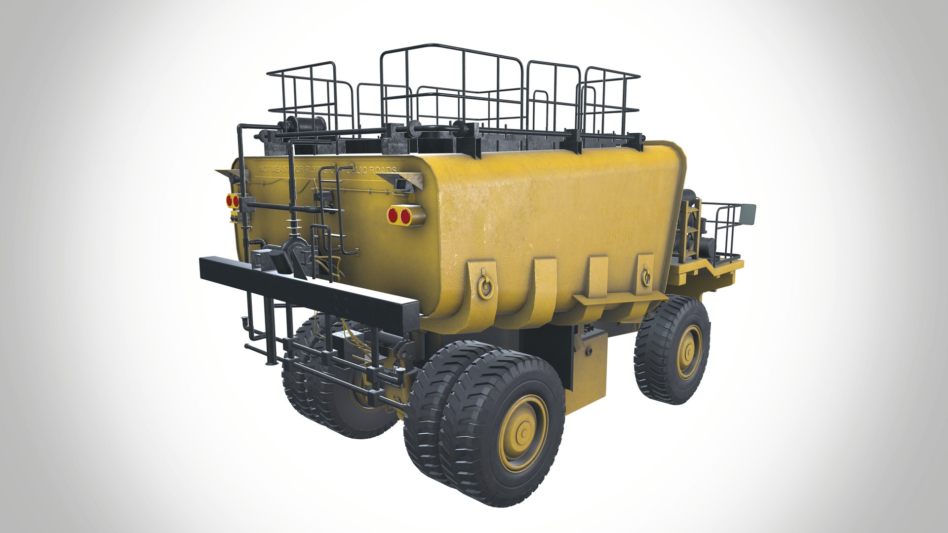 Dumper Water Tank 3D - TurboSquid 2271270