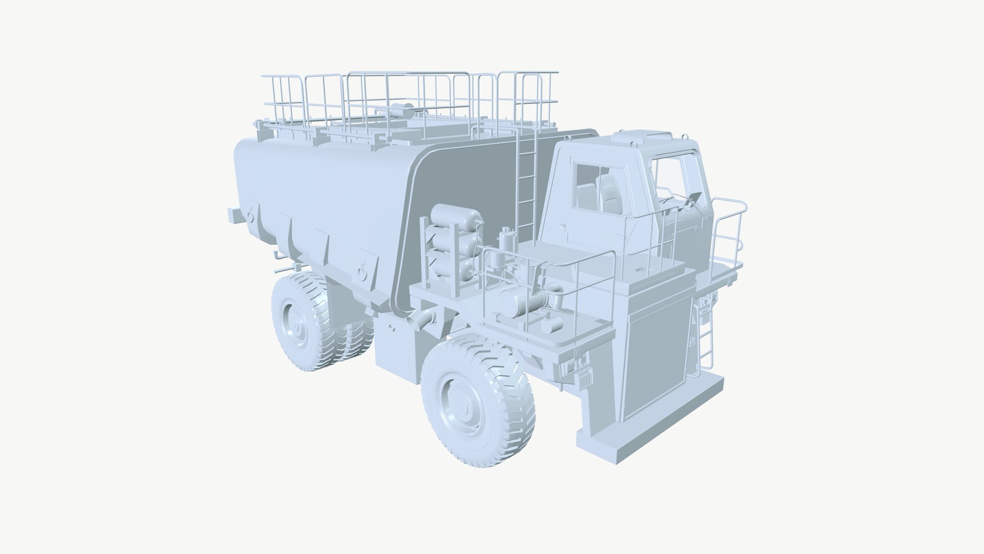 Dumper Water Tank 3D - TurboSquid 2271270