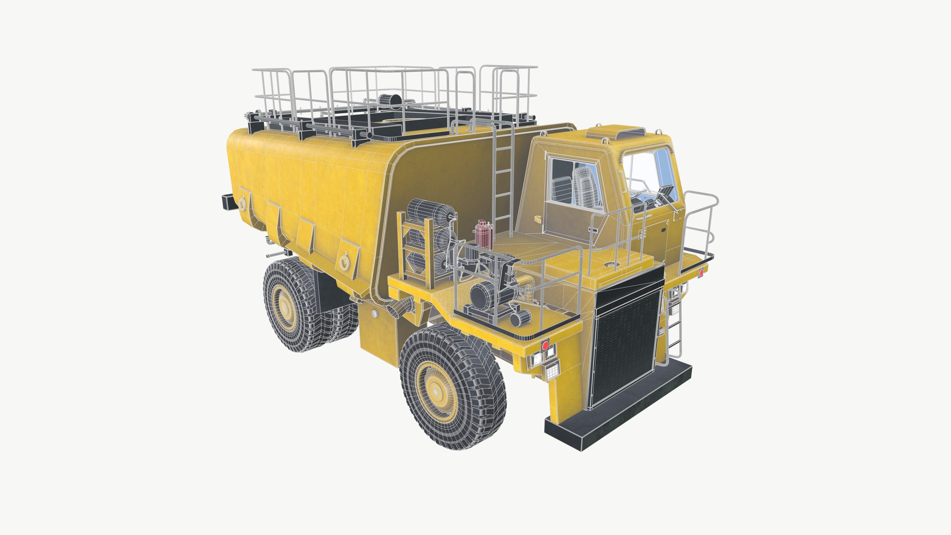 Dumper Water Tank 3D - TurboSquid 2271270