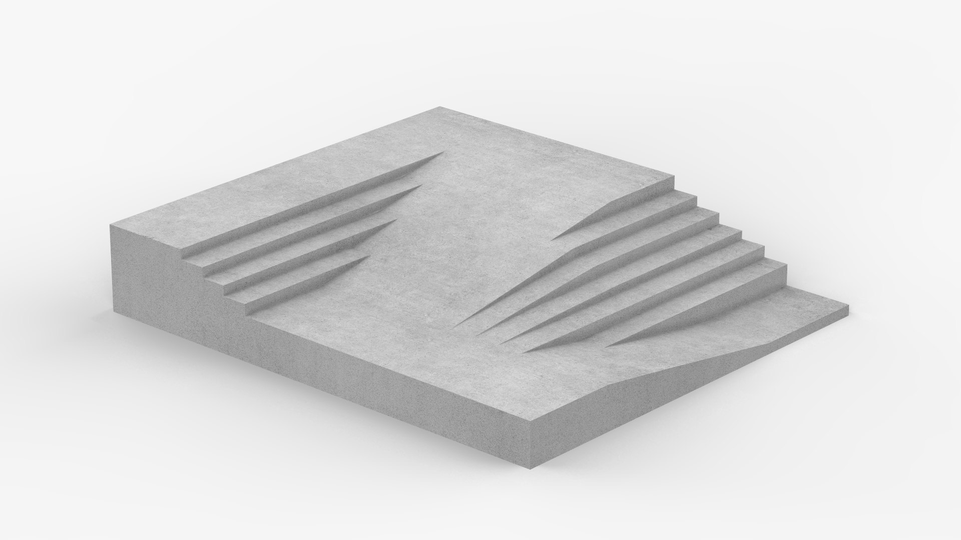 3D Model Staircase Ramp - TurboSquid 2292646