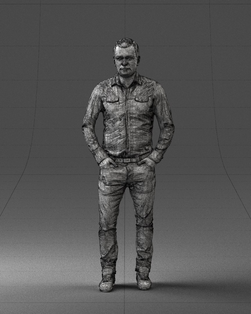 Scanned architectural human 3D model - TurboSquid 1517090