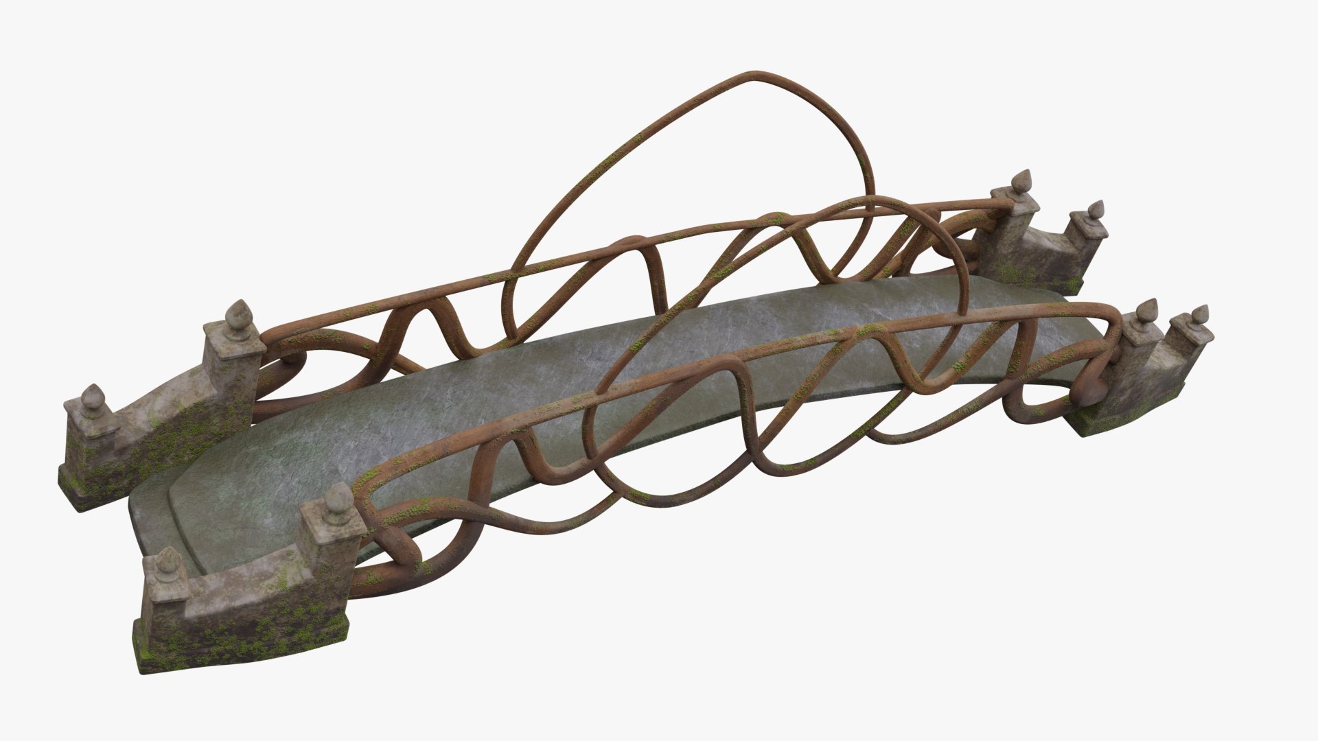 Fantasy Elven Bridge Model - TurboSquid 1477340