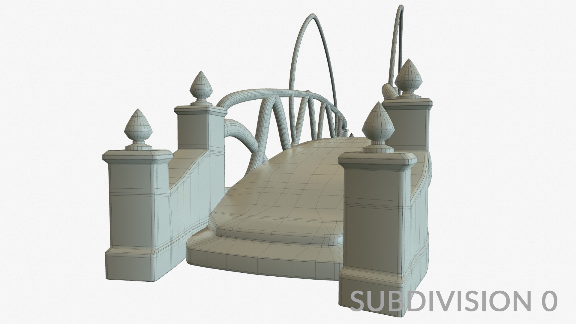 Fantasy Elven Bridge Model - TurboSquid 1477340