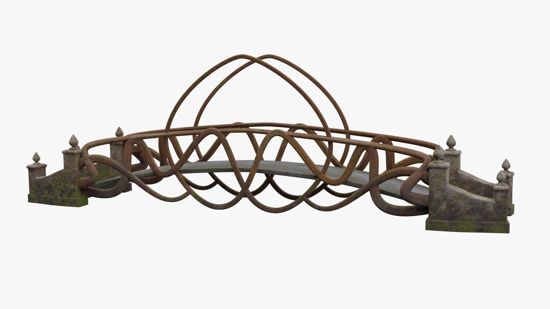 Fantasy Elven Bridge Model - TurboSquid 1477340