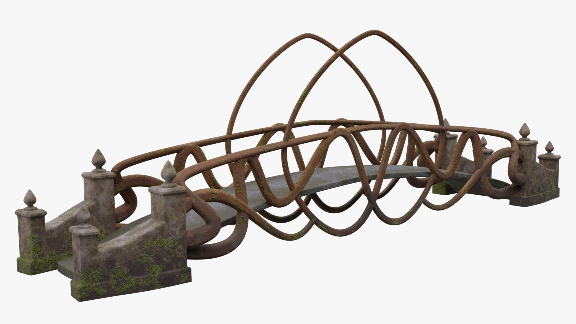 Fantasy Elven Bridge Model - TurboSquid 1477340