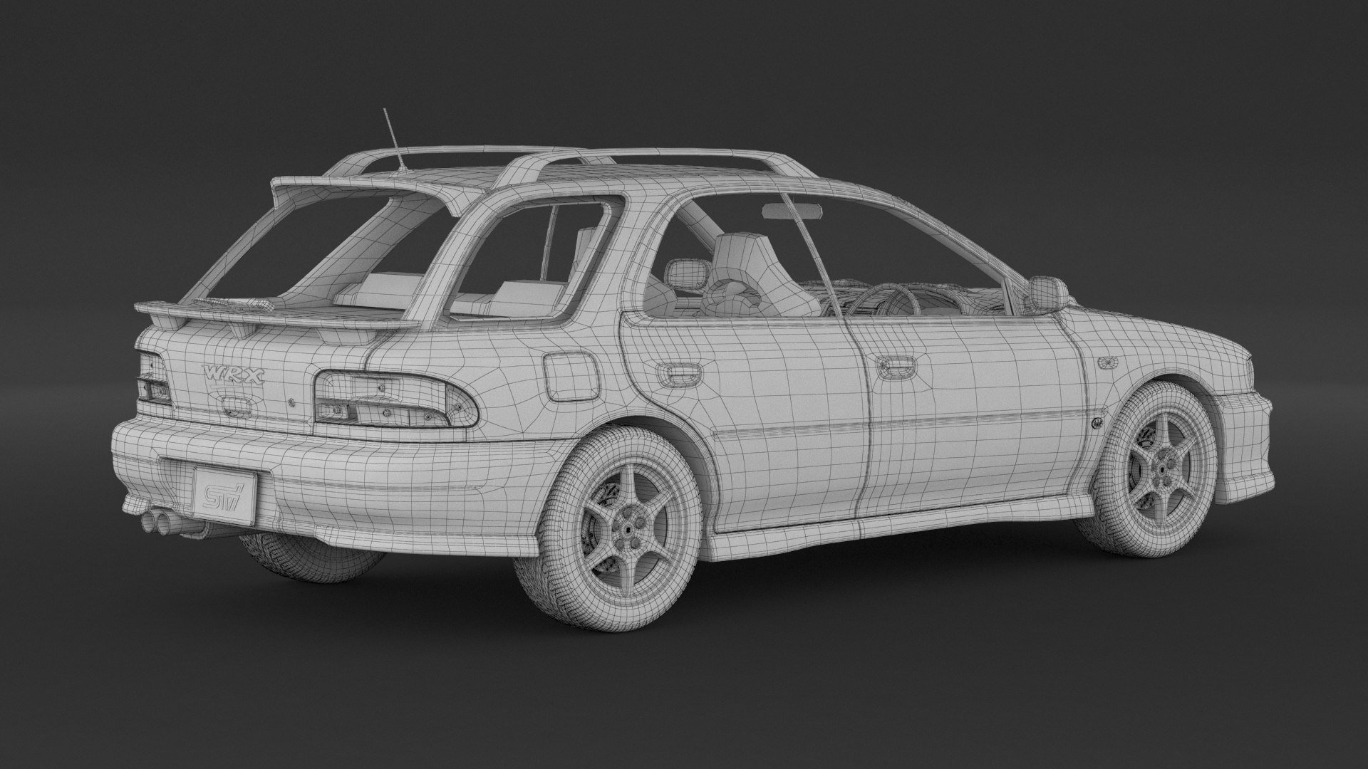 3D Model Subaru Impreza Wrx Sti - TurboSquid 1727409