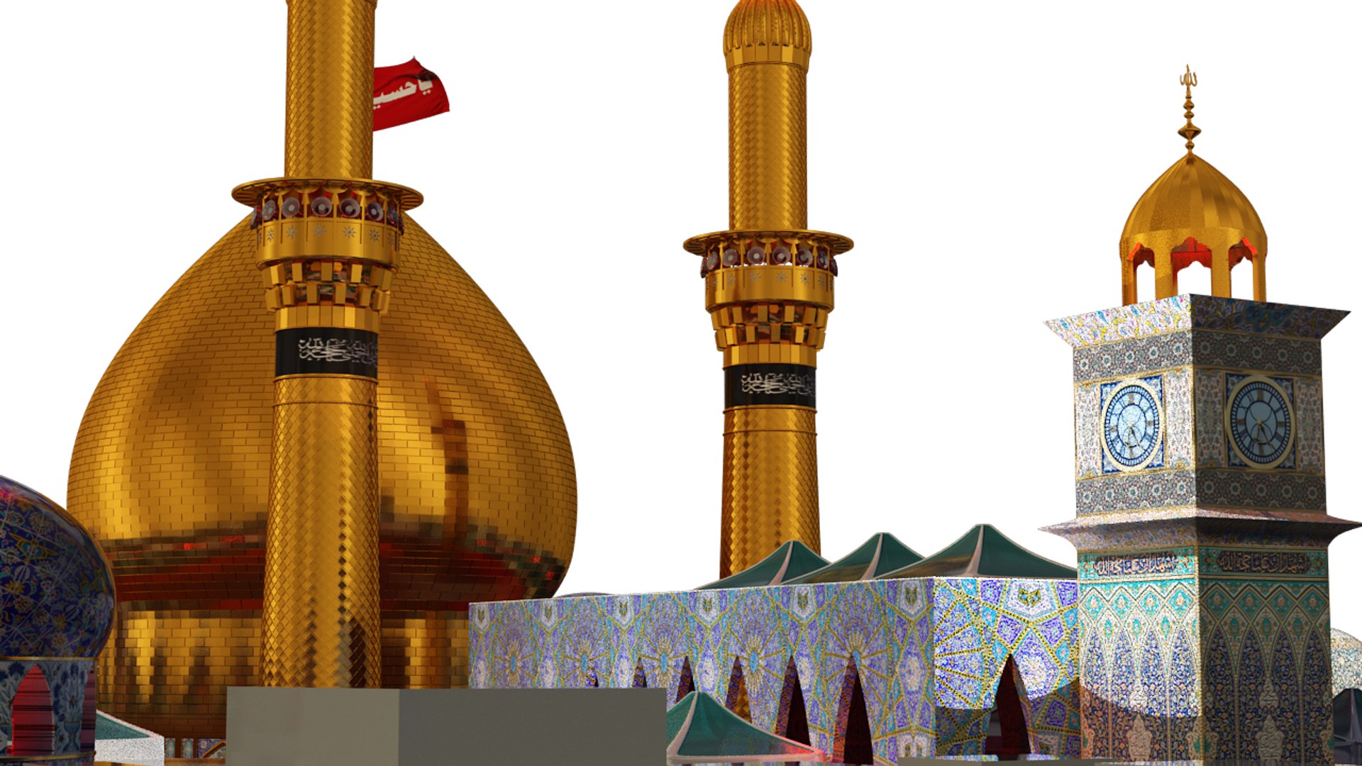 Shrine Of Imam Hussain Model - TurboSquid 1769286