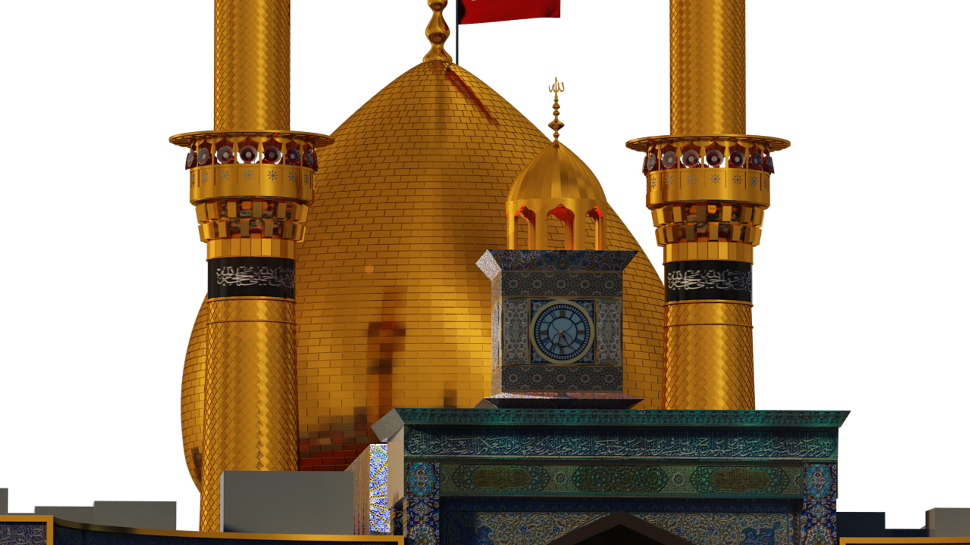 Shrine of imam hussain model - TurboSquid 1769286