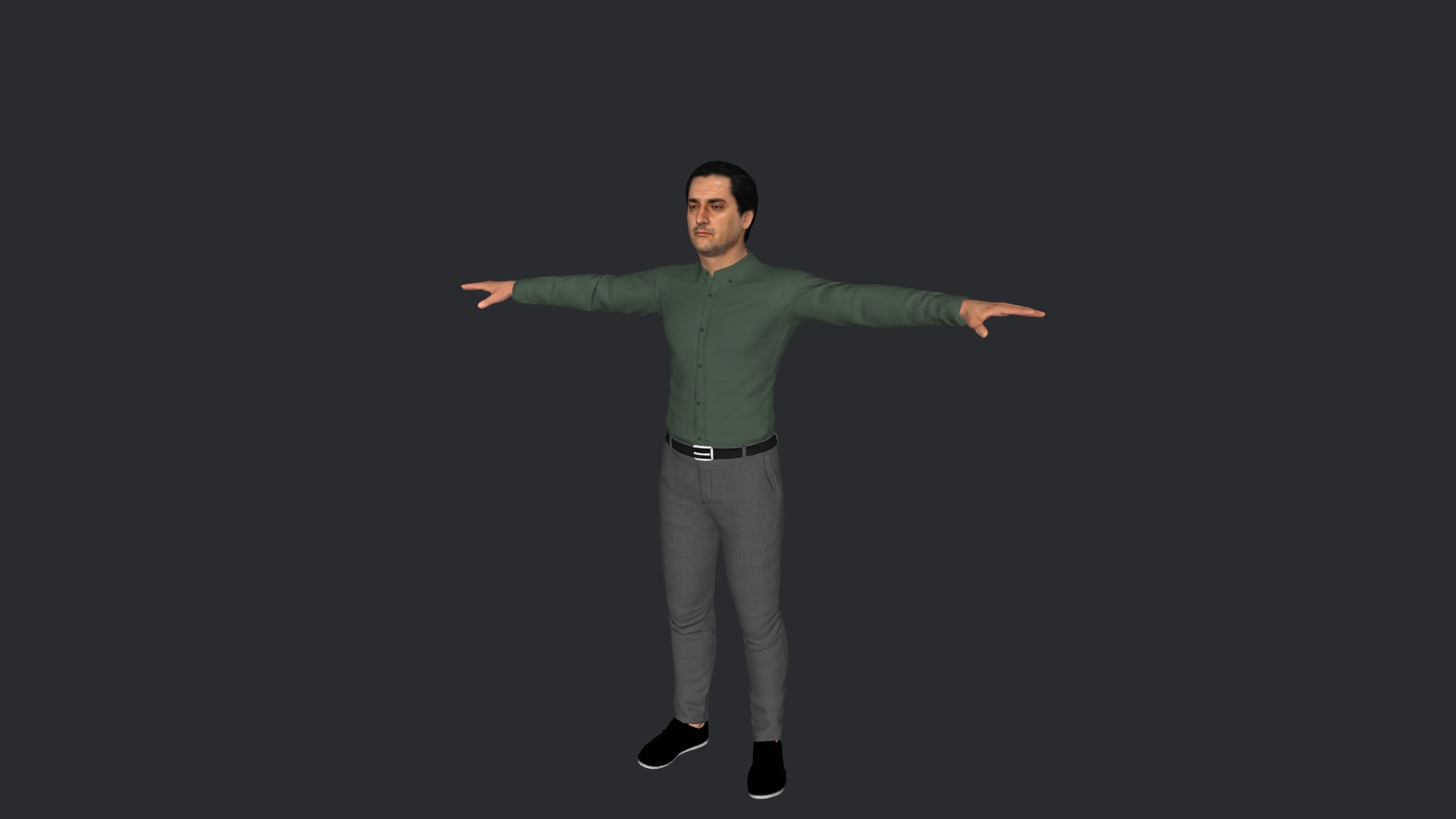 Abdullah Abdullah Hyper Realistic Full Body Fully Rigged 3D Character ...