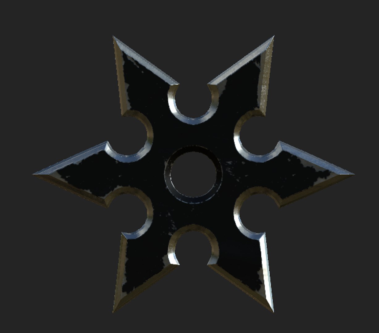 Shuriken Weapon Model - TurboSquid 1462383