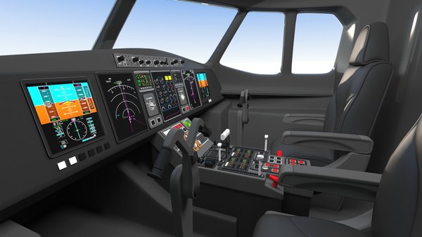 modelo 3d Airbus A321 de Lufthansa con cabina y puesto de pilotaje ...