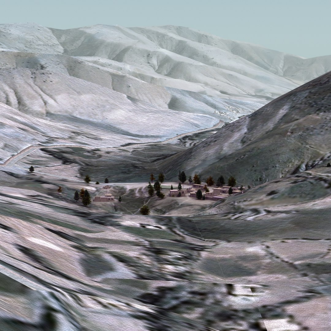 Arab Village Houses 3d Model