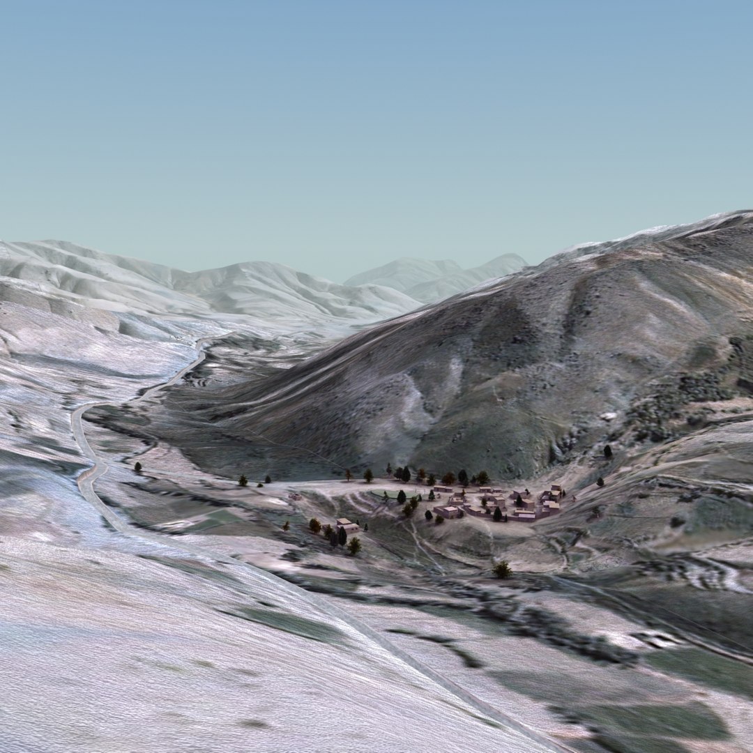 Arab Village Houses 3d Model