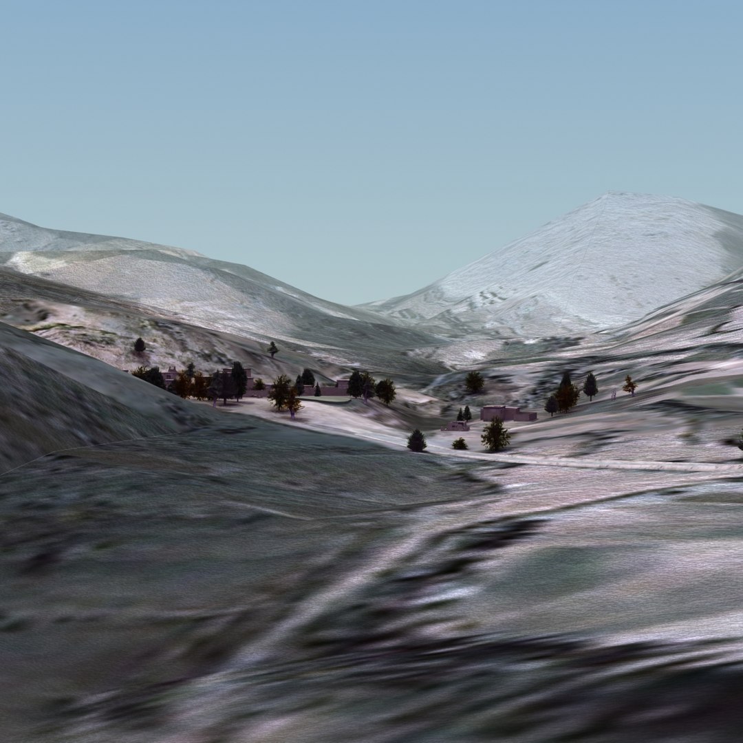 Arab Village Houses 3d Model