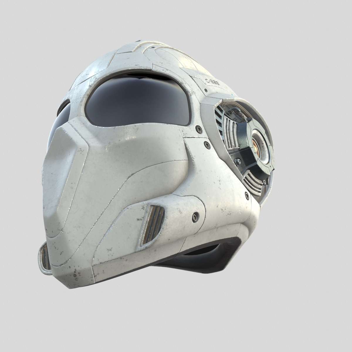 modelo 3d Casco Cyborg Recon - TurboSquid 1516852