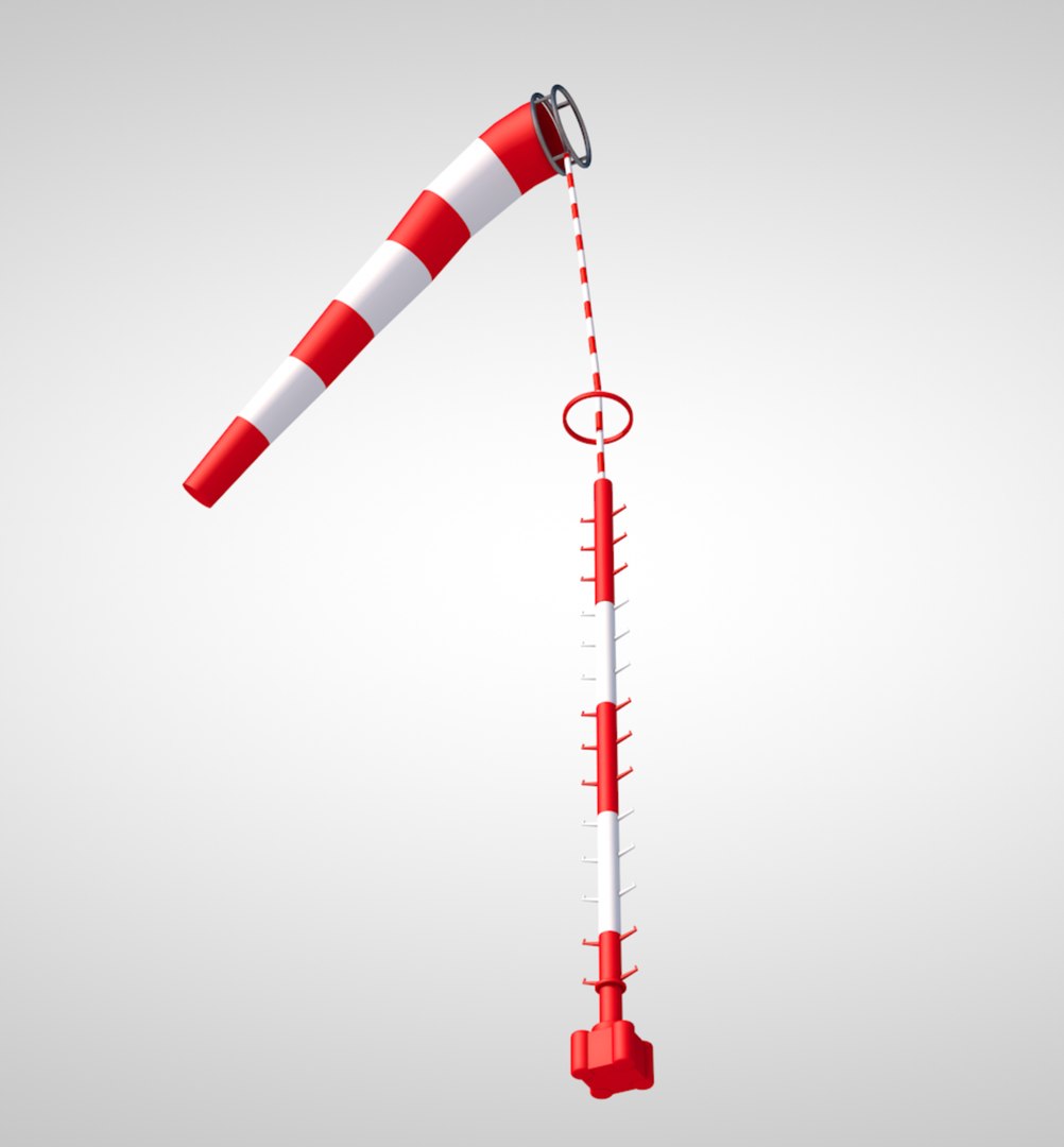 3D windsock meteorology wind - TurboSquid 1478562