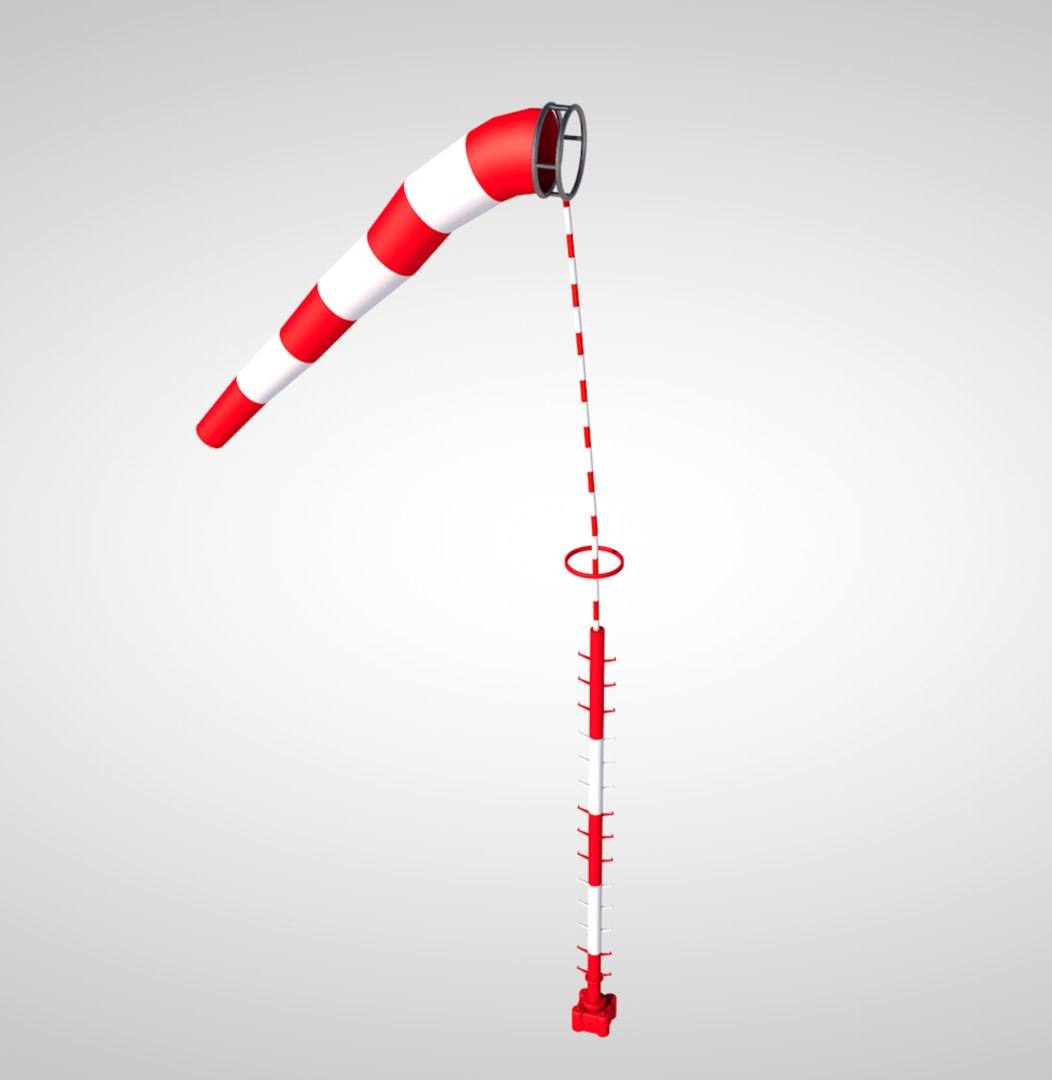 3D windsock meteorology wind - TurboSquid 1478562