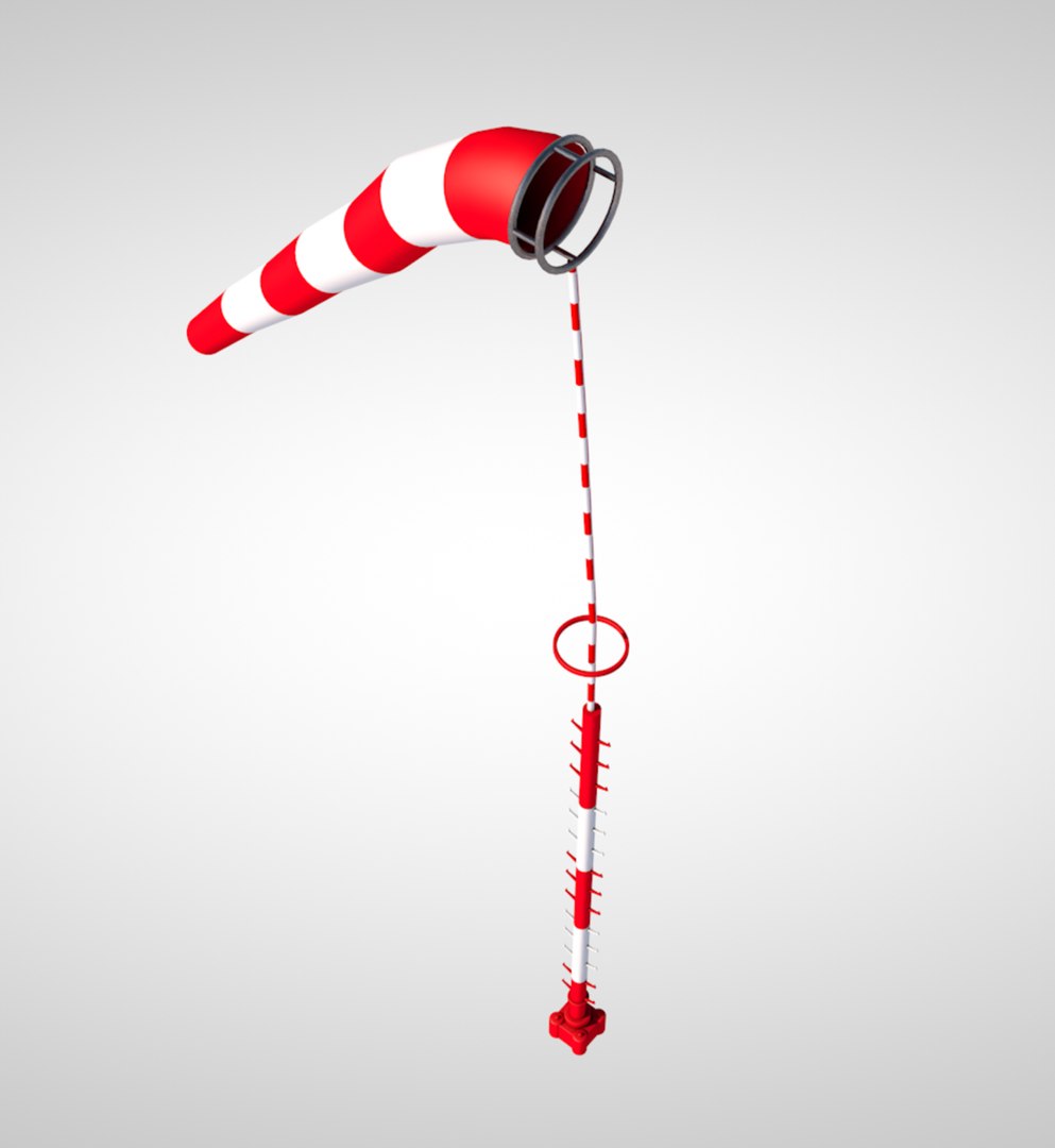 3D windsock meteorology wind - TurboSquid 1478562