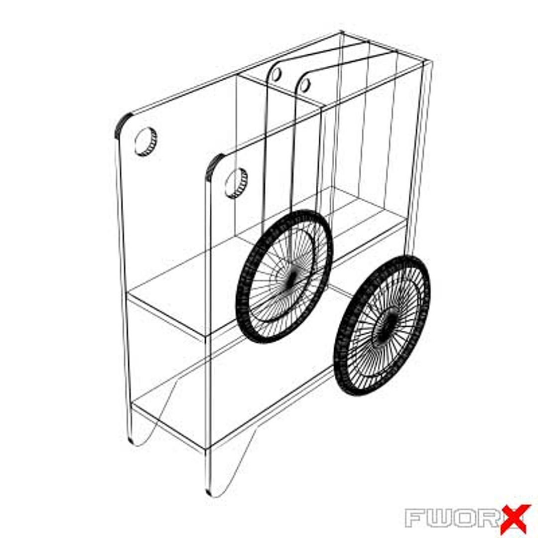 maya magazine rack