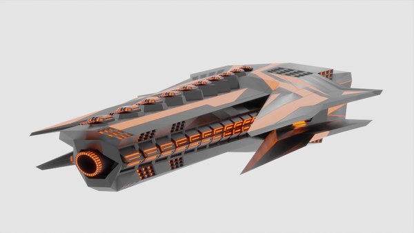 space vessel 3d model