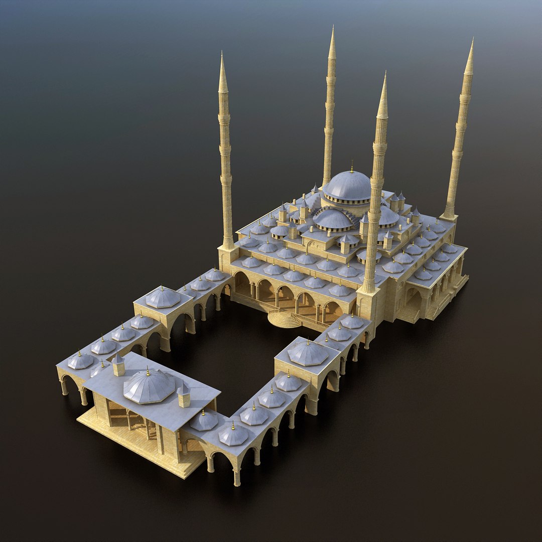 Arab Mosque 3d Model