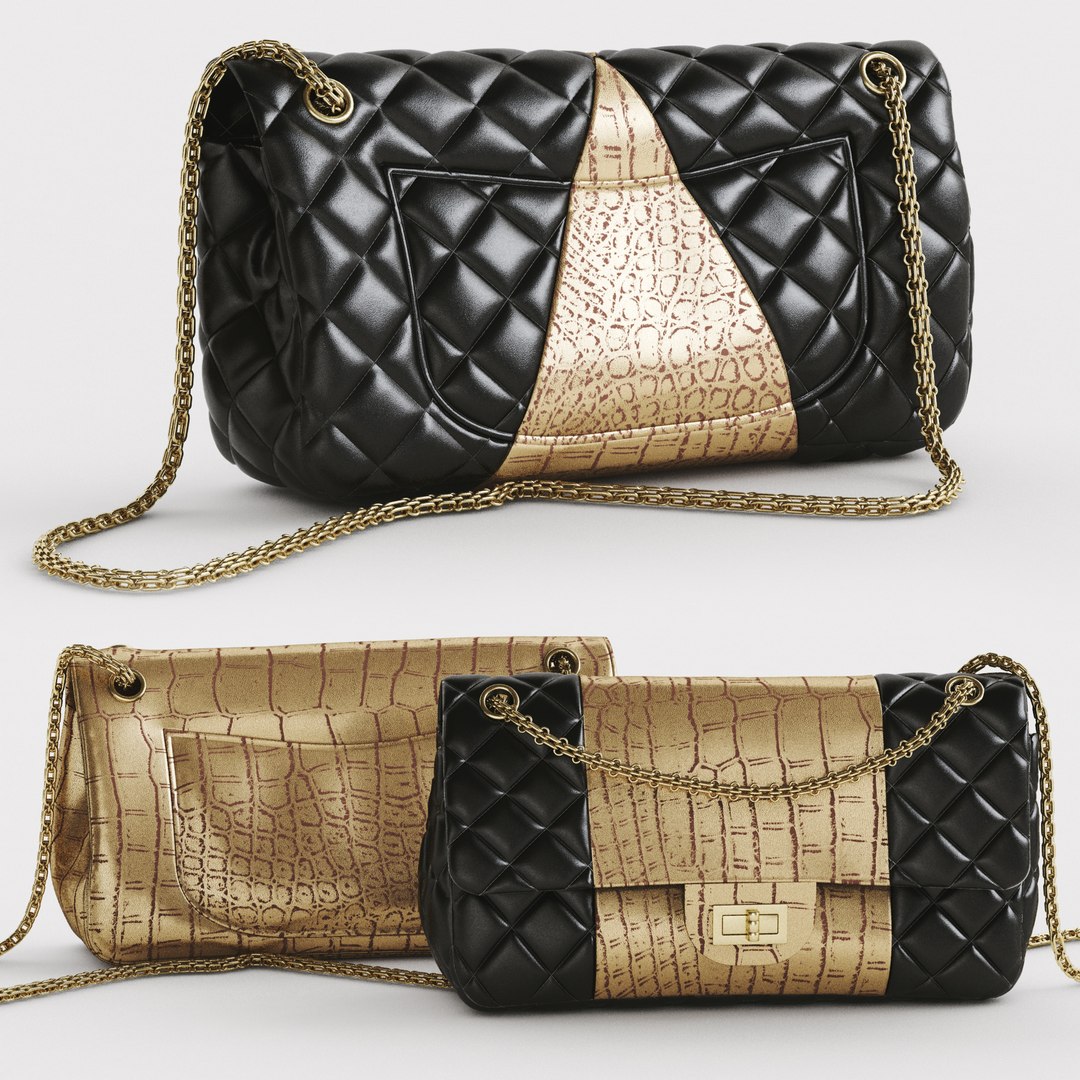 Handbag Chanel 3D Model - TurboSquid 1430584
