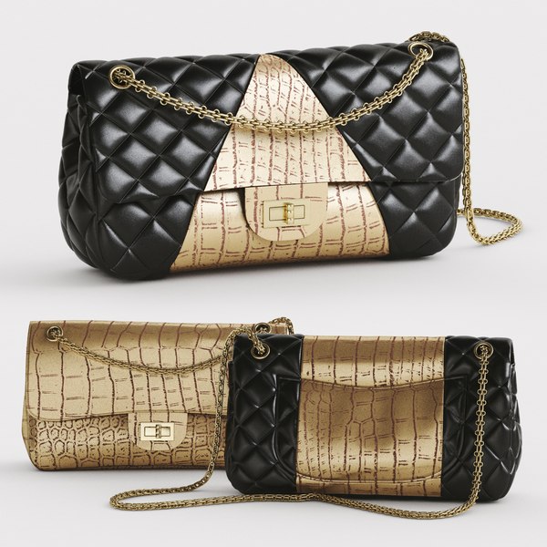 Handbag chanel 3D model - TurboSquid 1430584