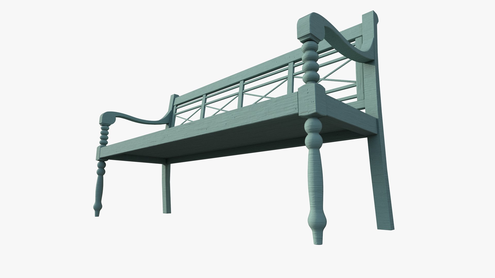 Bench 36 With PBR 4K 8K Model - TurboSquid 1844991