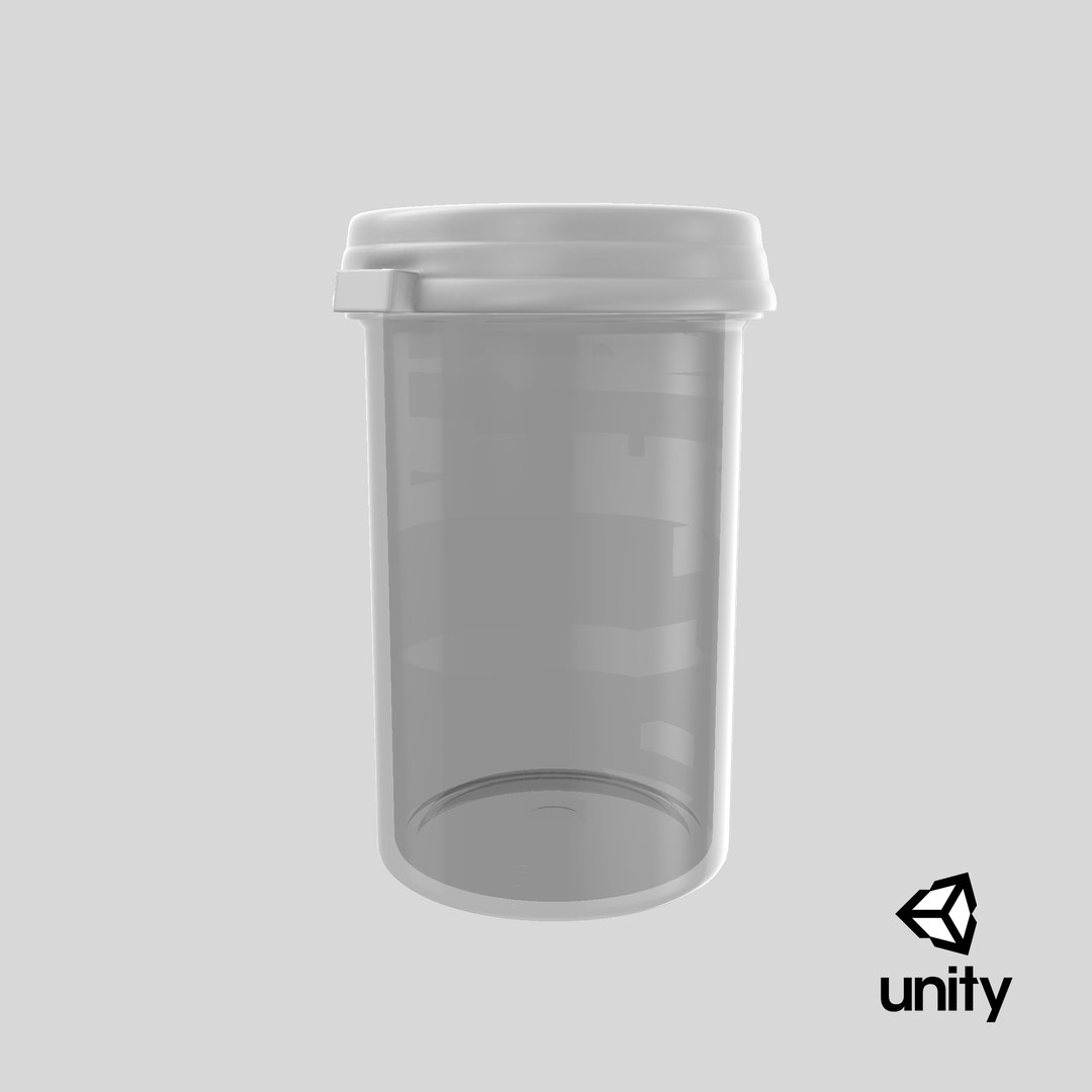 Pill Pod Vial 3 5dram 11ml Empty 3D Model - TurboSquid 2049129