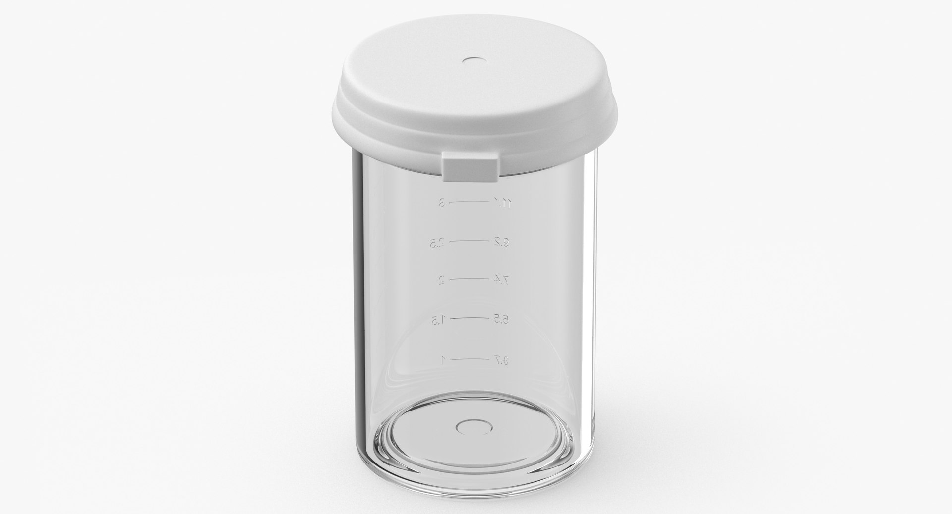 Pill Pod Vial 3 5dram 11ml Empty 3D Model - TurboSquid 2049129