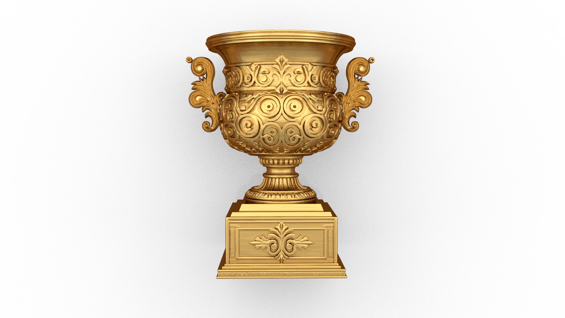 3D Model Classical Urn Decorative Onlay Cnc 3d Printing Stl 02 ...