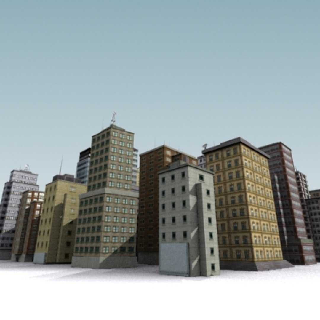 3d Buildings Skyscraper Model