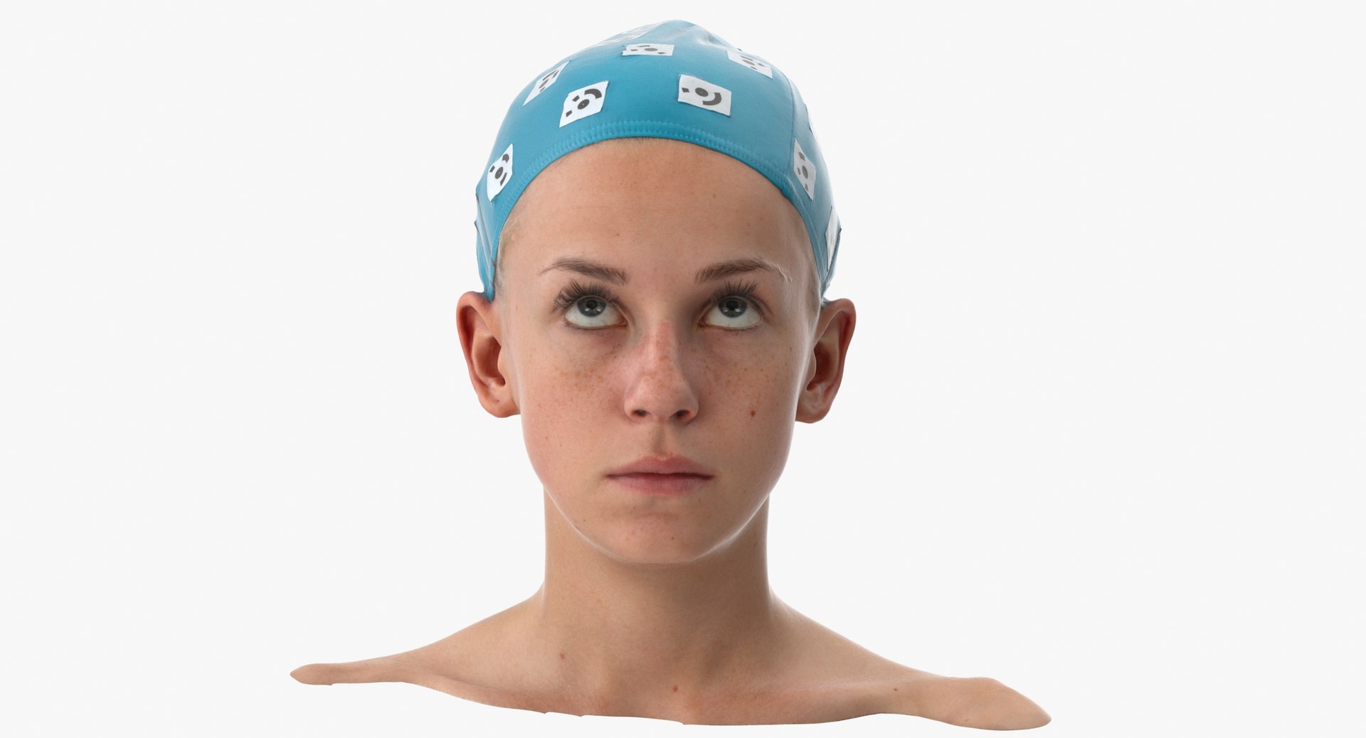 3D Rhea Human Head Eyes Model - TurboSquid 1659057