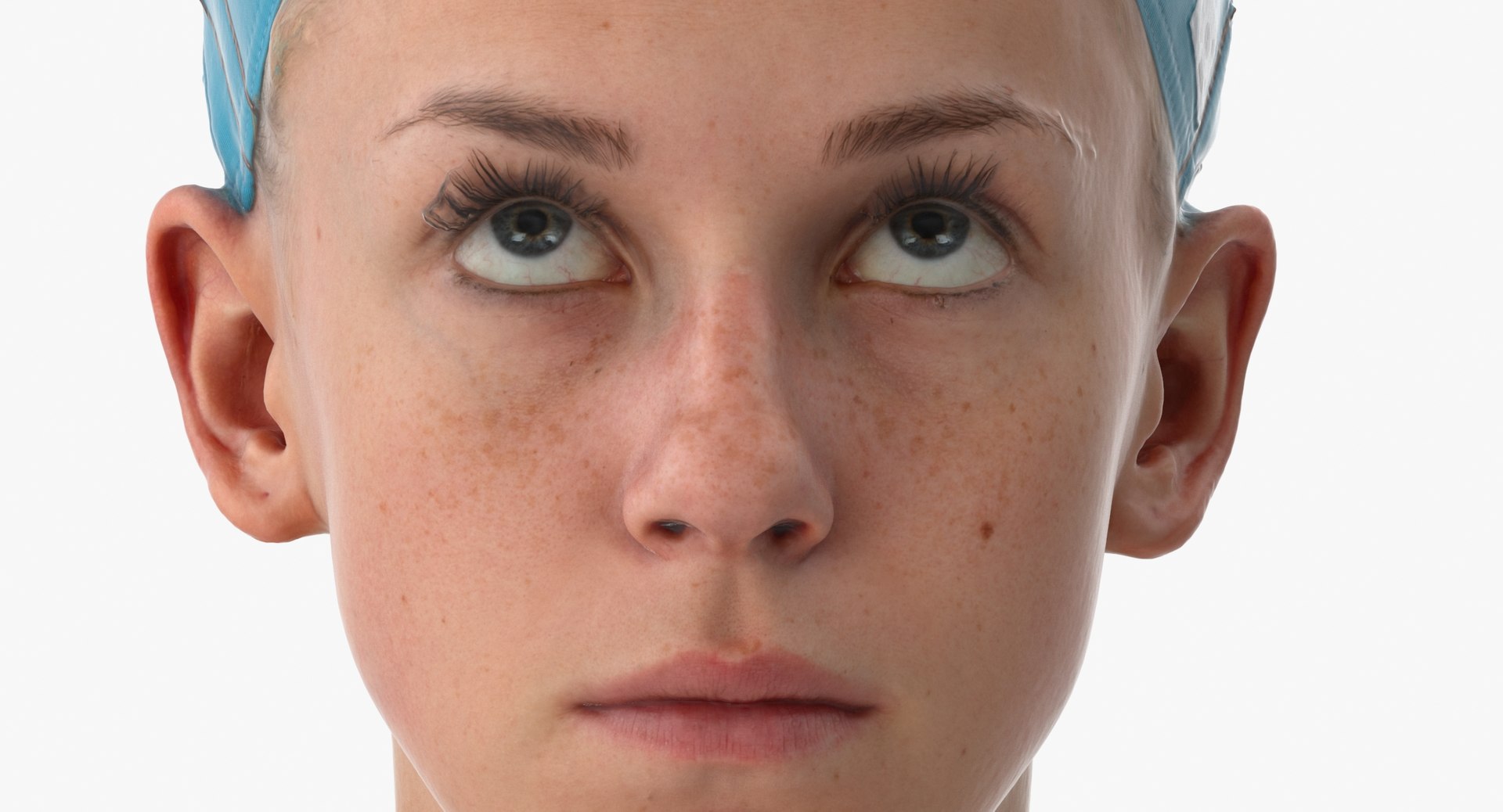 3D Rhea Human Head Eyes Model - TurboSquid 1659057